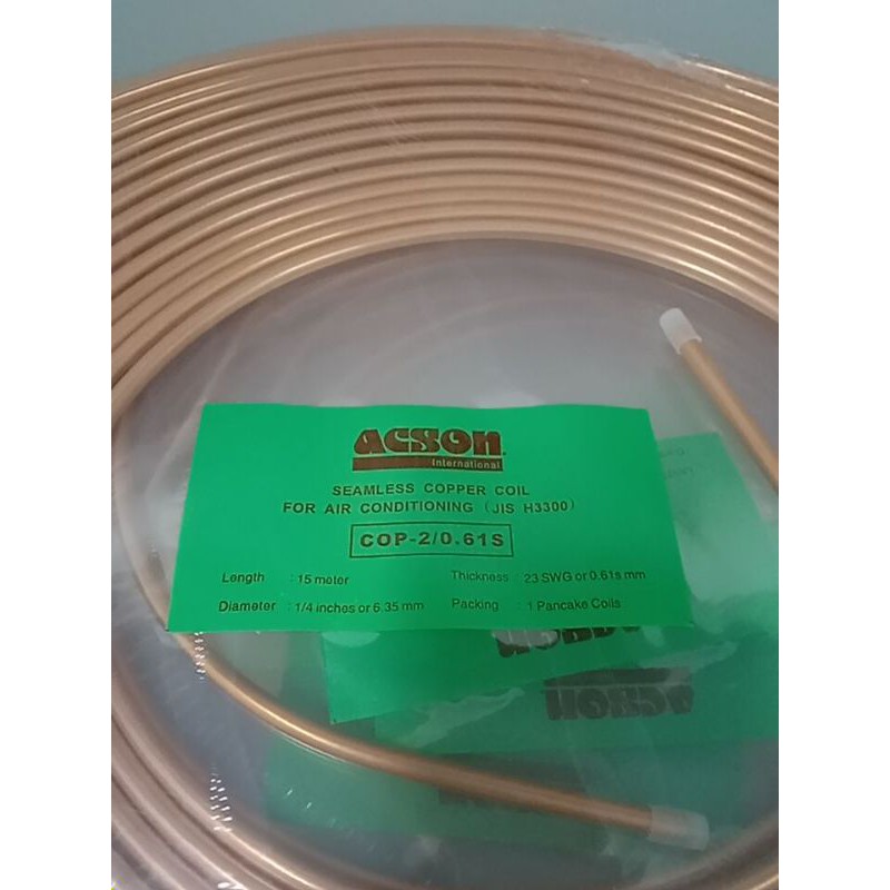 ACSON COPPER PIPE SIRIM STANDARD (2 HUN) | Shopee Malaysia