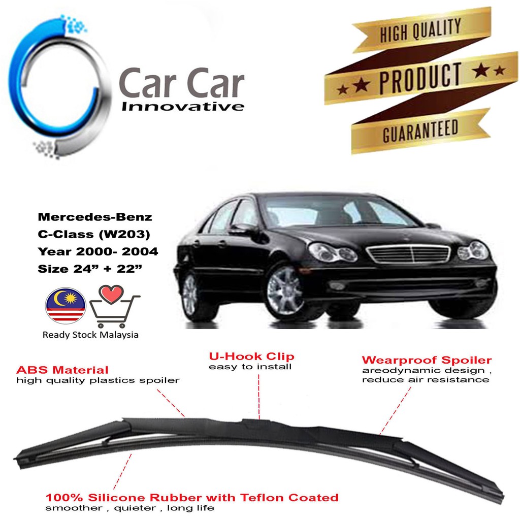Mercedes-Benz C-Class (W203) Wiper, Silicone Wiper Blades, Car ...