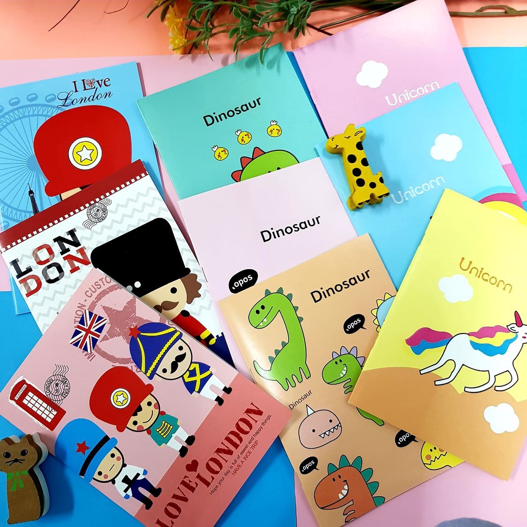 Note Book A5 Children Cartoon Single Line Note Book / Buku Nota Kartun ...