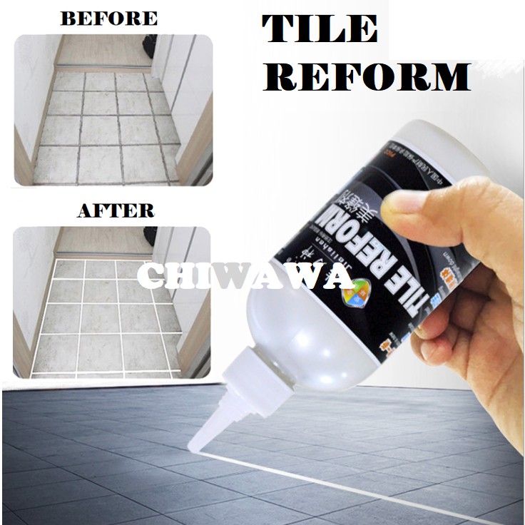 【ORIGINAL】 Tile Reform Waterproof Germ Remover Anti-Fungus Grouting Fix ...