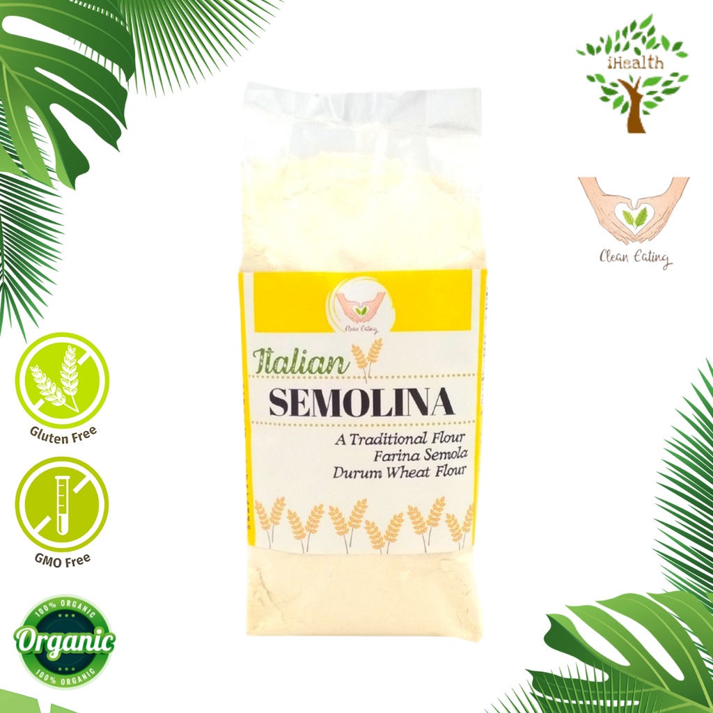 Clean Eating Classic Italian Semolina Flour / Tepung Semolina Itali ...