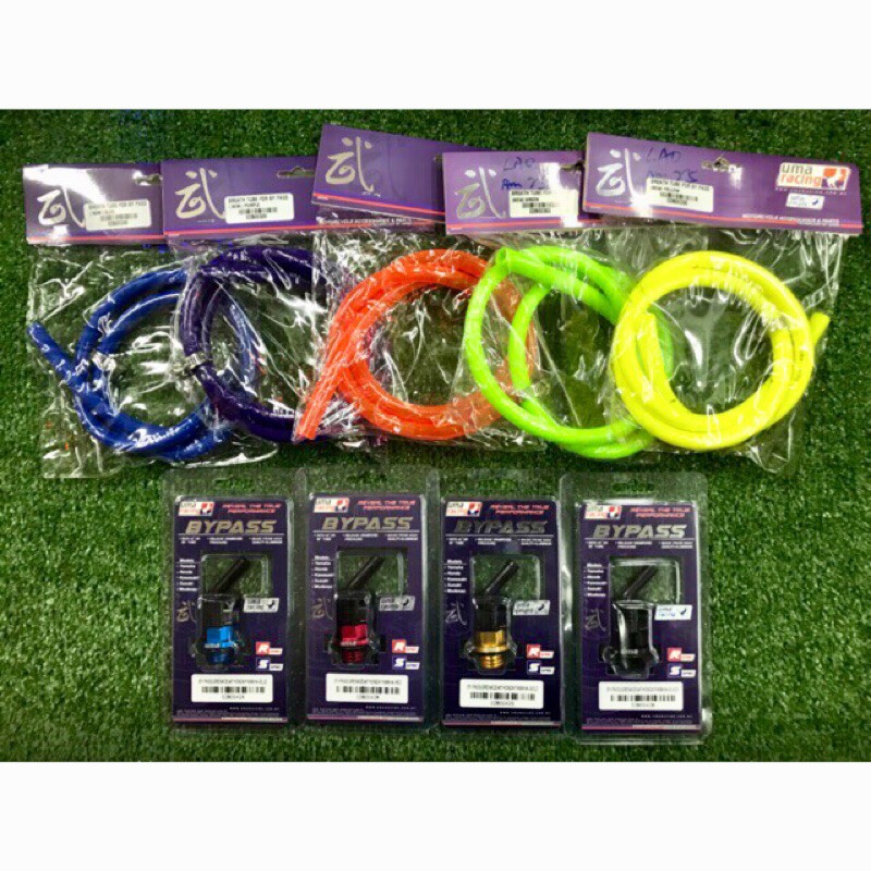 UMA RACING BY-PASS & HOSE (45°) HONDA/YAMAHA 100% Original Uma Racing ...
