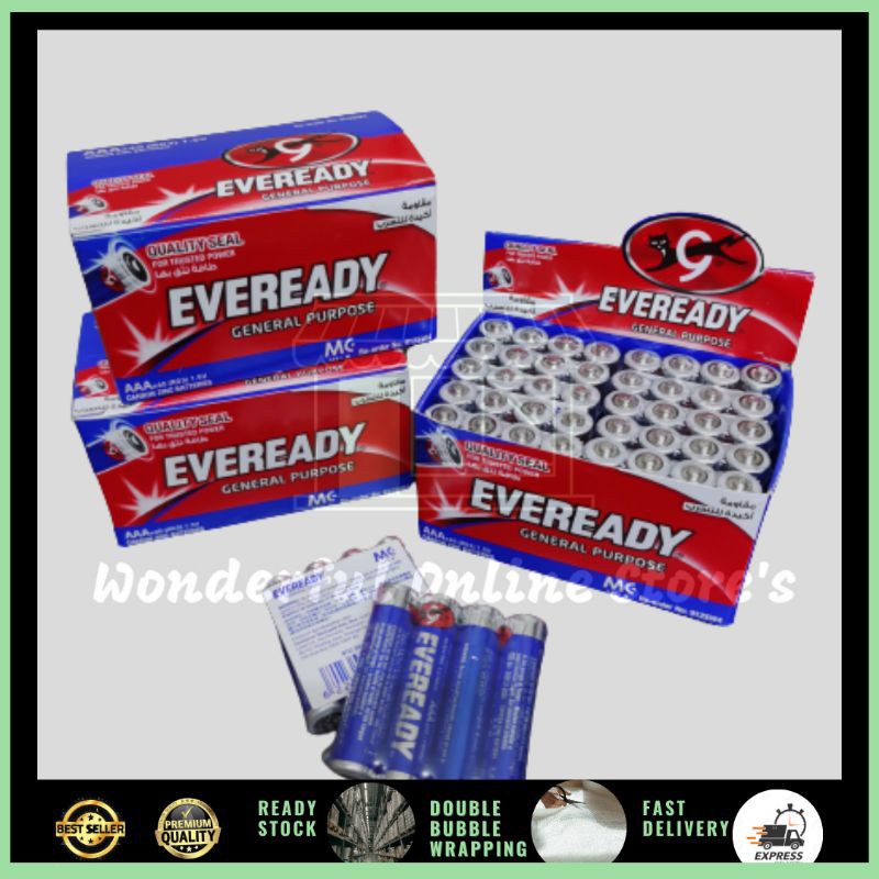 EVEREADY 1.5V General Purpose AAA Batteries [Pack Of 4] Carbon Zinc ...