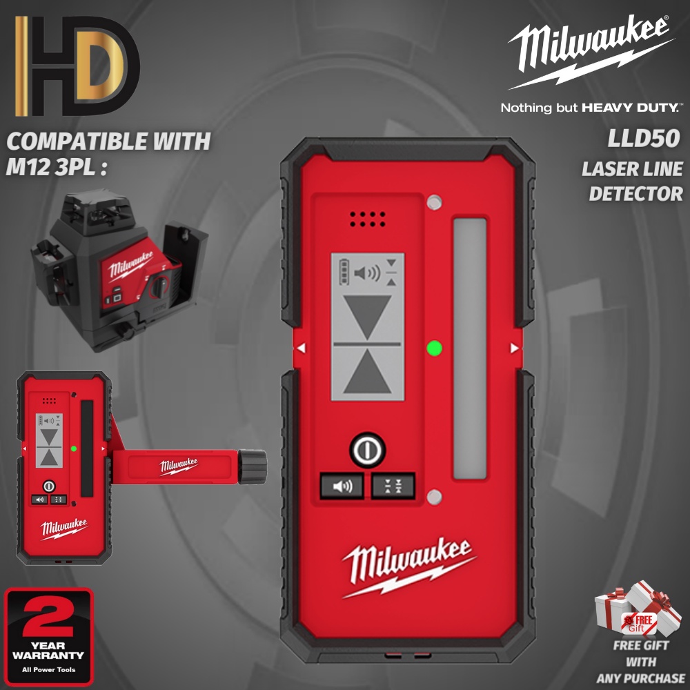 Milwaukee LLD50 Laser Line Detector 50M ( 165' ) | Shopee Malaysia