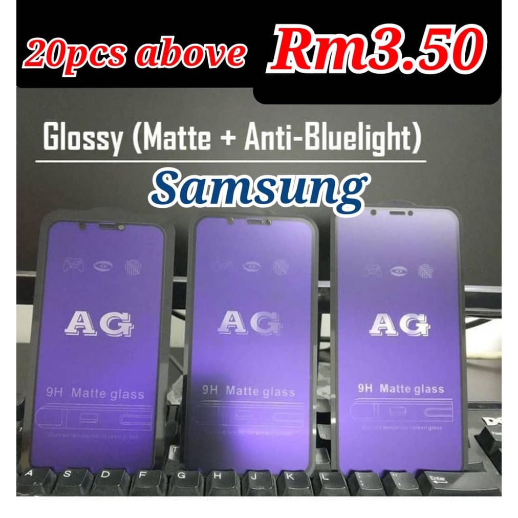 Matte Anti Blue Light Tempered Glass SAMSUNG A06 A16 A05S A15 A35 A14 ...
