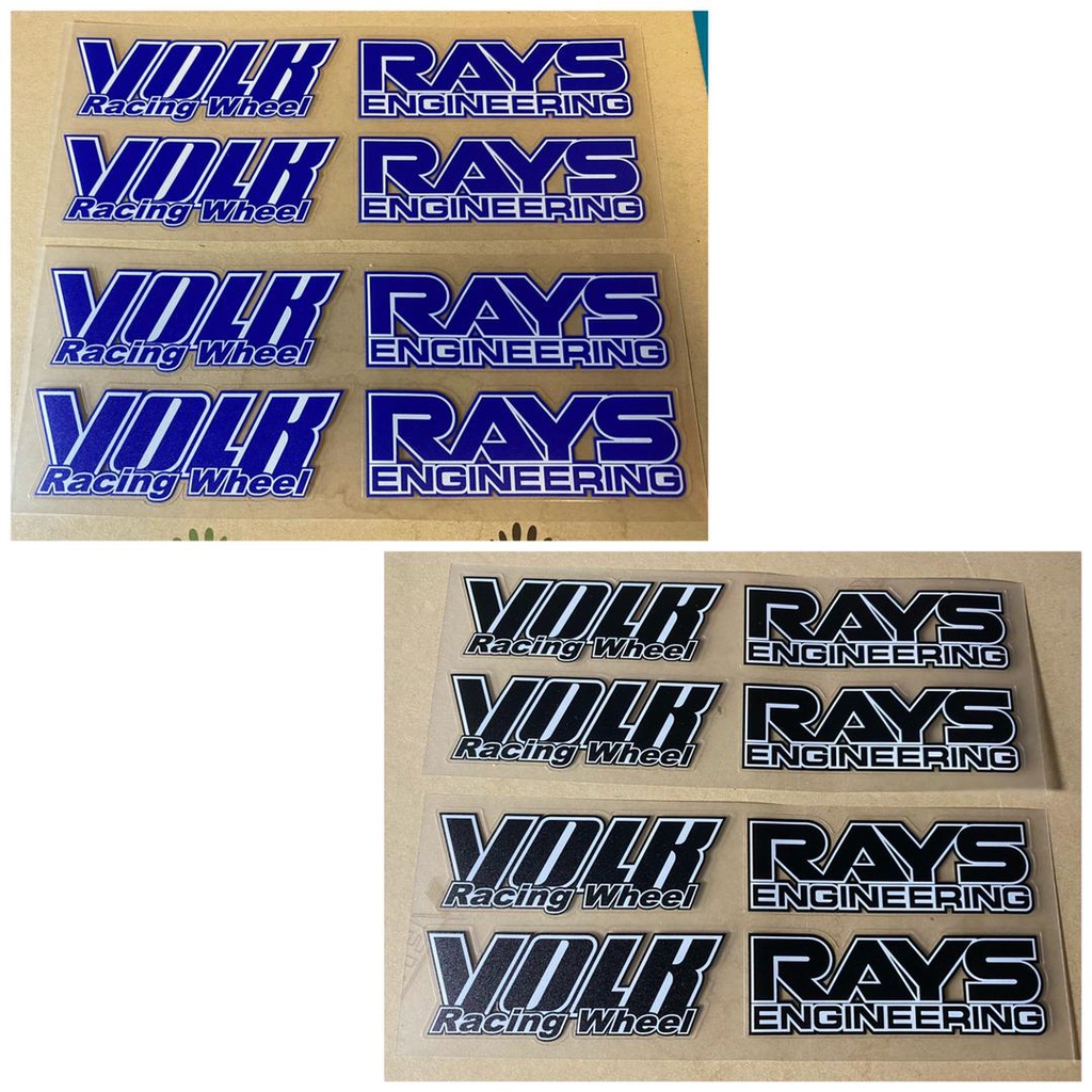 Sticker Sport Rim Sportrim Volk Rays TE37 te Racing print stiker ...