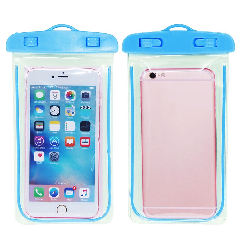 𝗟𝗨𝗠𝗜𝗡𝗢𝗨𝗦 》Universal Waterproof Phone Pouch Bag Transparent PVC Case ...