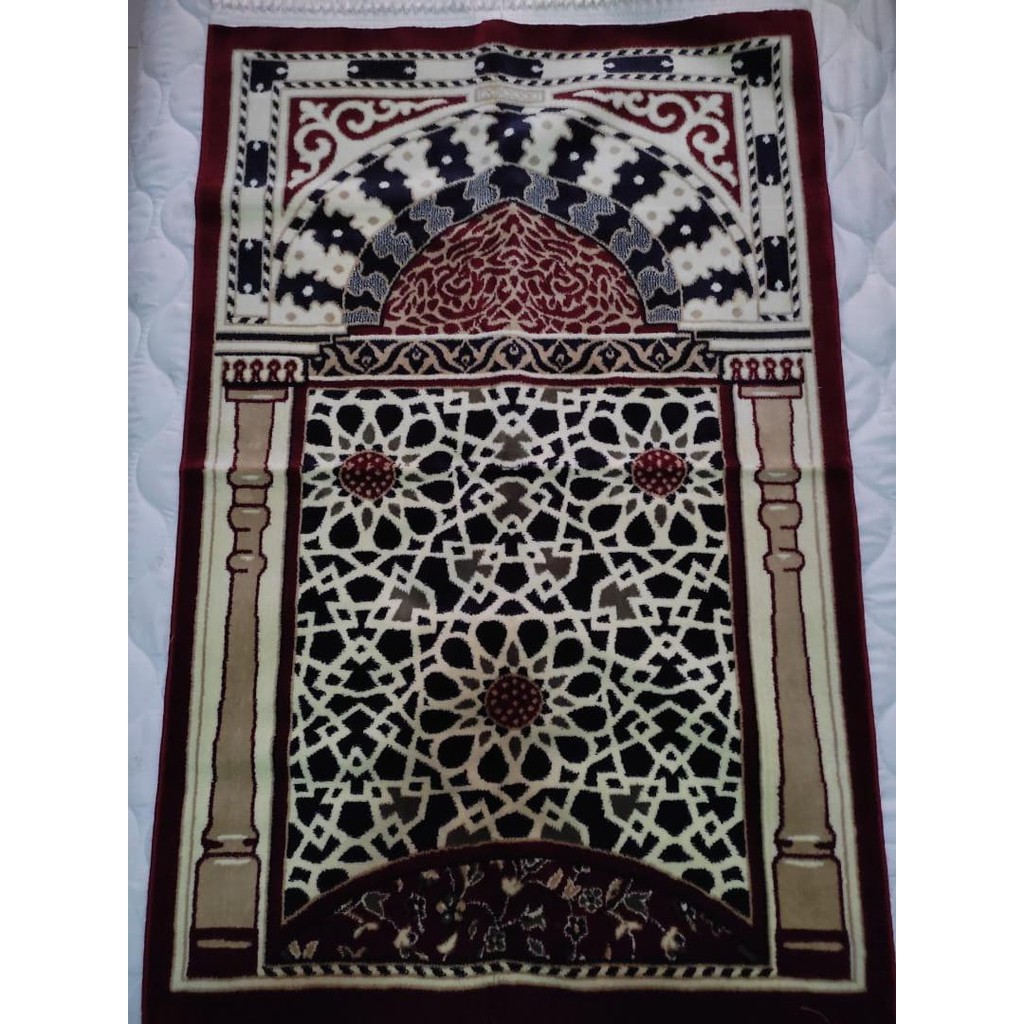 Ready Stok!! Sejadah Turki Raudhah Original.. Bunga Corak Raudah Masjid ...