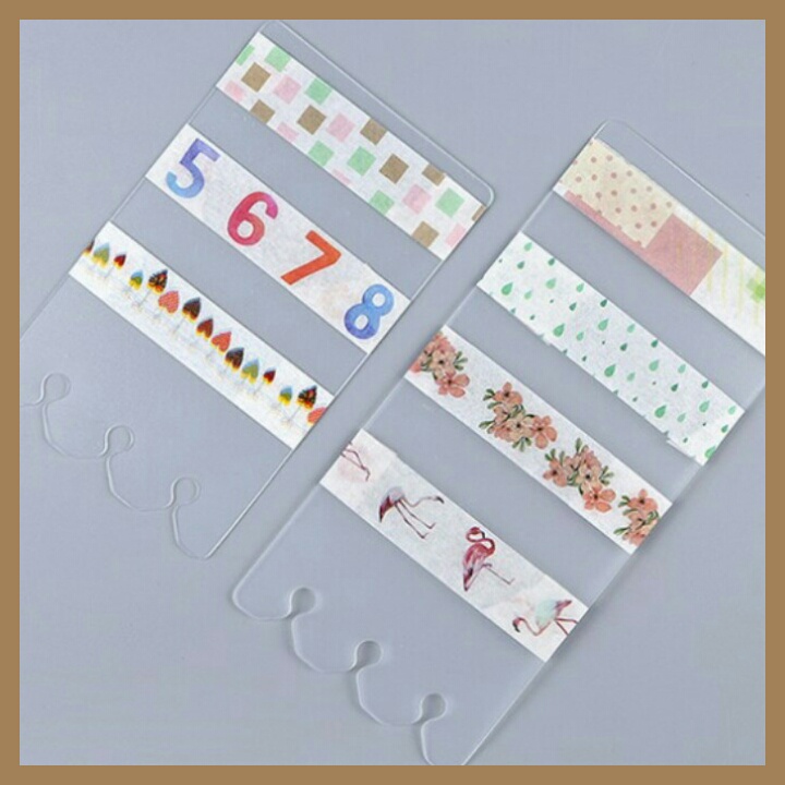 A6/A5 Multipurpose Washi Tape Separator Page Divider Holder 6 Ring ...