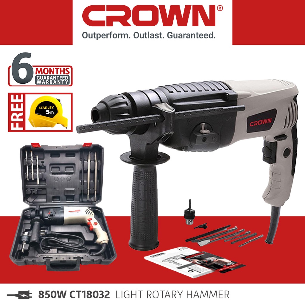 CROWN PROFESSIONAL CT18032 Light Rotary Hammer | Shopee Malaysia