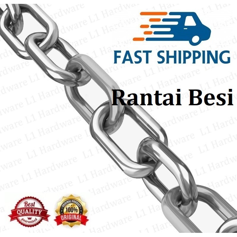 💥SPECIAL OFFER💥 Galvanized Iron Link Steel Metal Chain / Besi Rantai ...