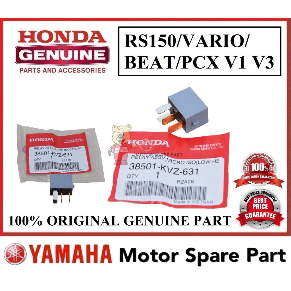 100% ORIGINAL VARIO / RS150 / PCX150 / BEAT POWER RELAY 0 38501-KWN-901 ...
