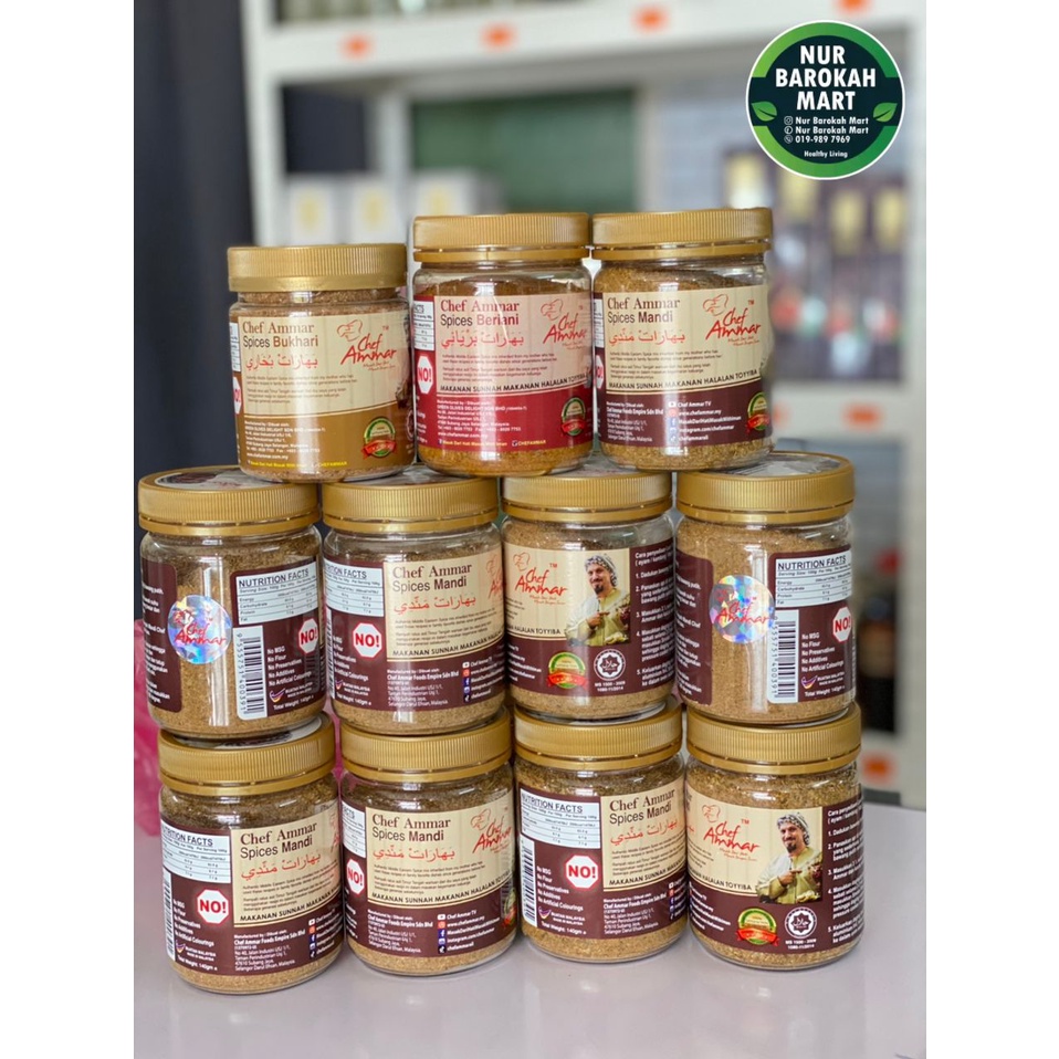 Rempah Nasi Arab Chef Ammar Mandy,Beriani & Bukhari | Shopee Malaysia