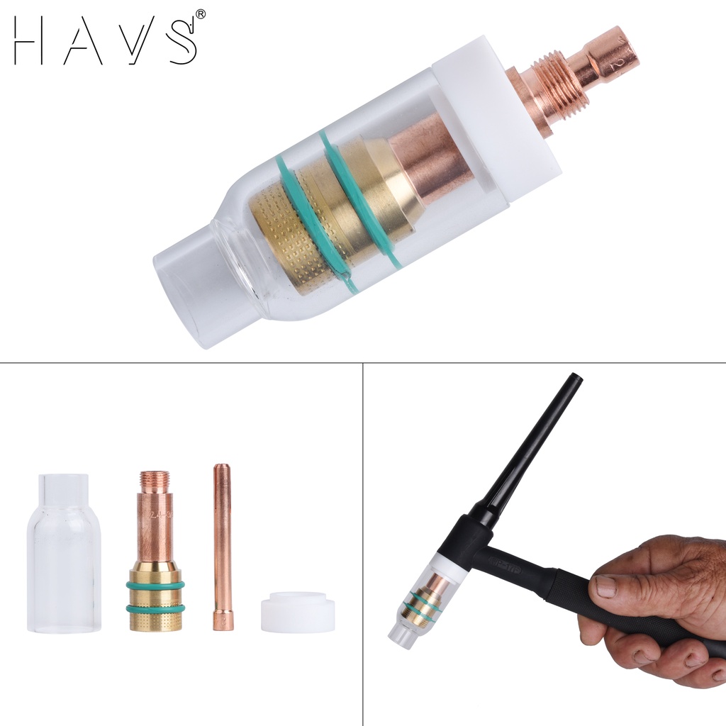 TIG Gas Lens Pyrex Glass Cup Nozzle fit WP17 18 26 Torch | Shopee Malaysia