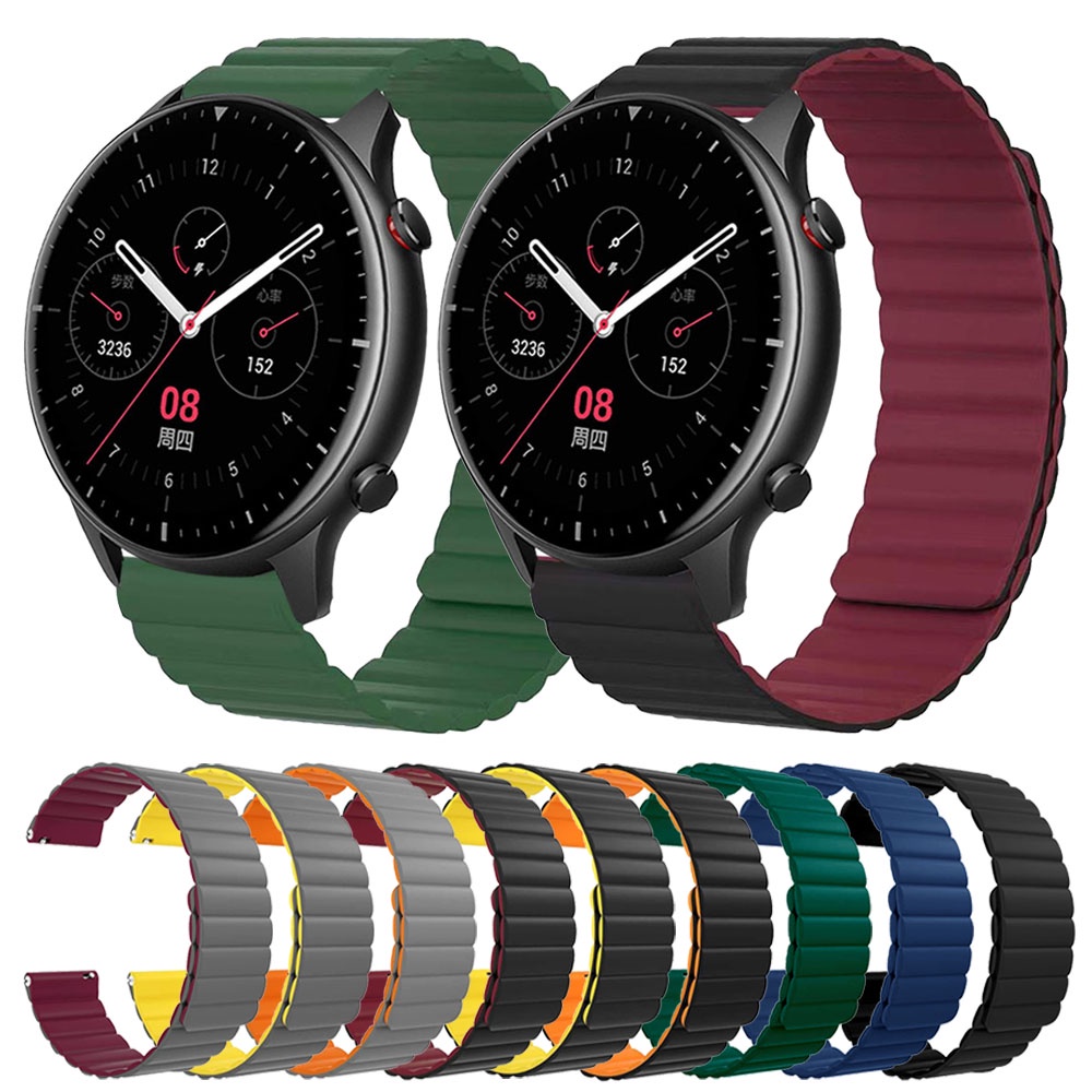 Silicone Strap Magnetic Band for Huami Amazfit GTR 4 3 Pro 2 / Balance ...