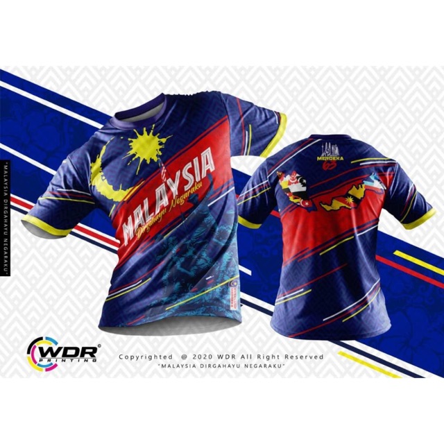MERDEKA SUBLIMATION JERSEY | Shopee Malaysia
