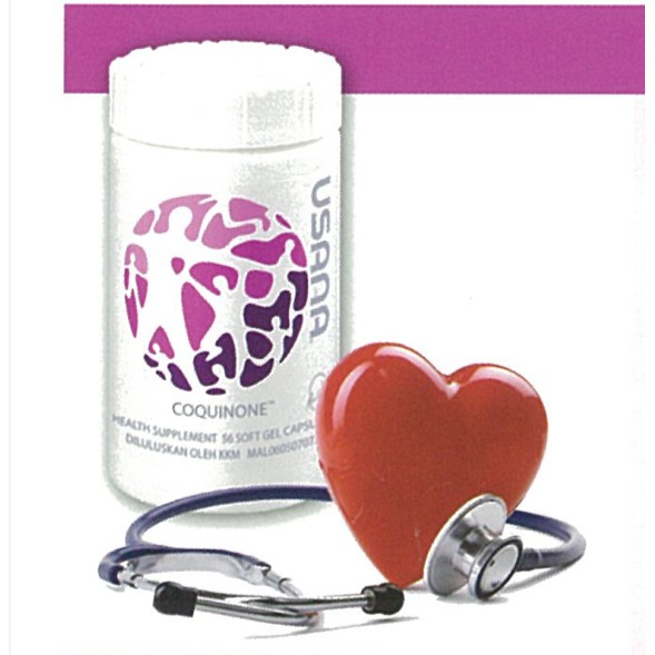 USANA CoQuinone Q10 心脏宝/56 gel capsules 疏解水肿 肌肤弹性 抗老 抗氧化 保护心血管 | Shopee ...