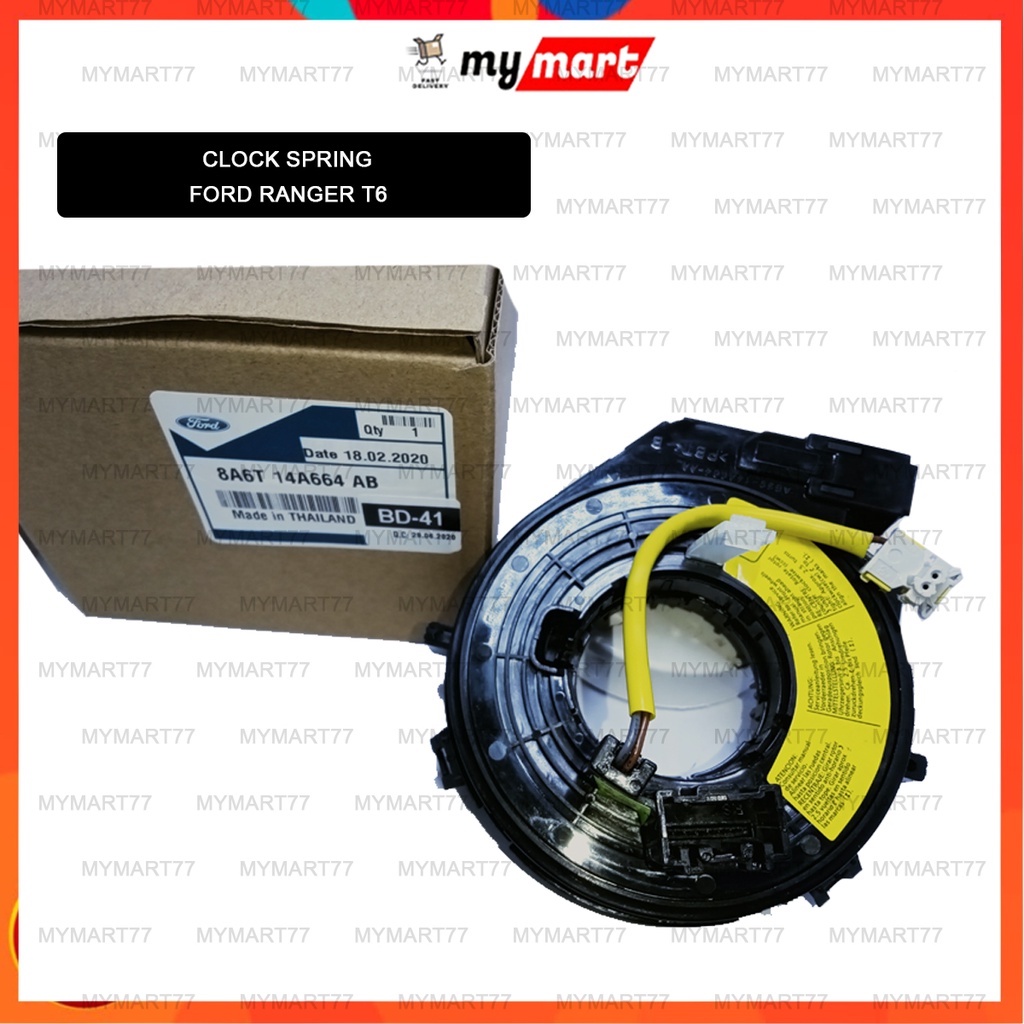 Ford Ranger T6 Fiesta MK7 Focus 1.6 Mazda 2 Airbag Spiral Cable Clock ...