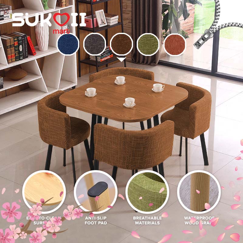 SKOI 1 Set Dining Table With 4 Chair Office Discuss Table Reception ...