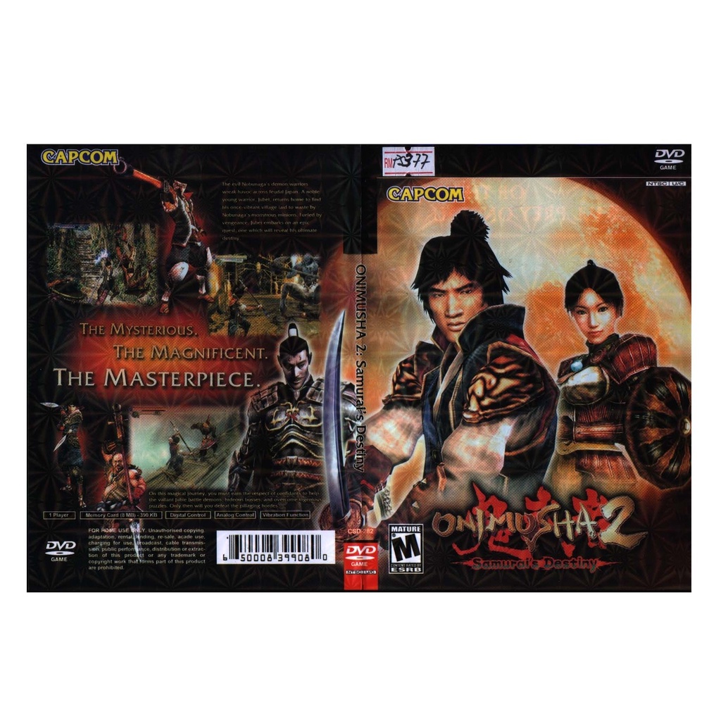 PS2 GAME COLLECTION ONIMUSHA 2 SAMURAI DESTINY | Shopee Malaysia