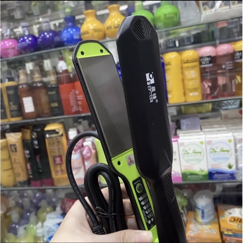 CF 108 Large Hair Straightener, Korean Large Hair Clipper with 4 Heat ...