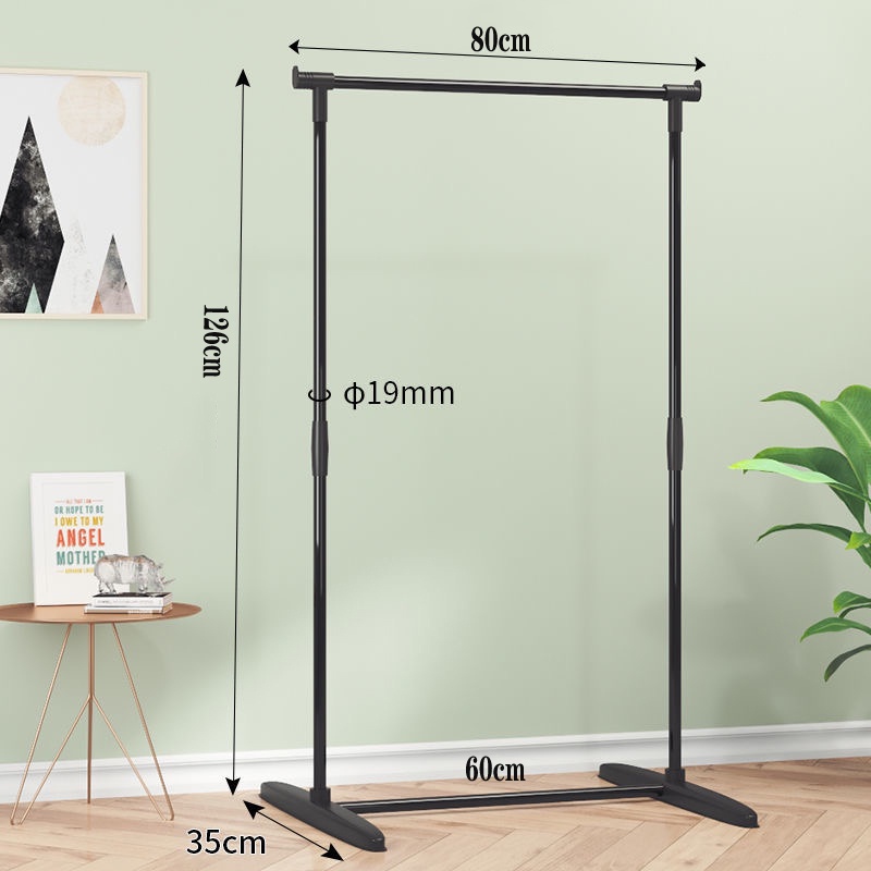 Single Pole Garment Rack Single Pole Clothes Hanging Rack Rak Pakaian ...