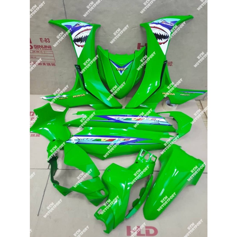 BODY COVER COVERSET HONDA WAVE 125i V1 V2 / HONDA FUTURE 125 CARB FI ...