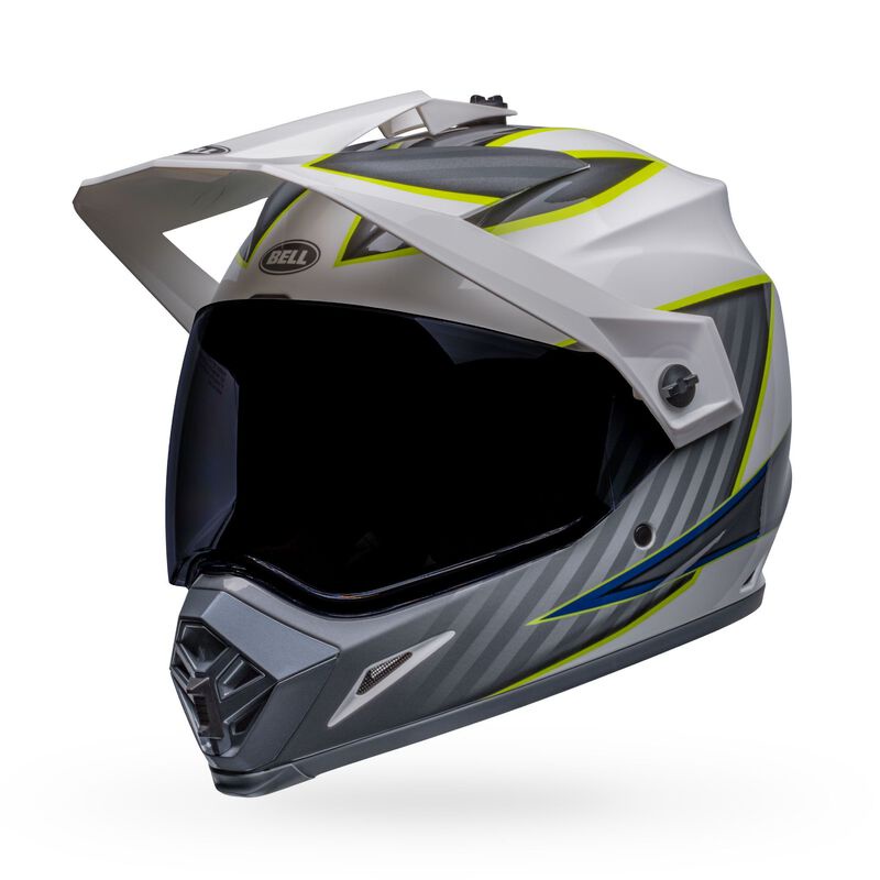 Bell Helmet MX-9 Adventure MIPS (Dalton White/Hi-Viz) | Shopee Malaysia