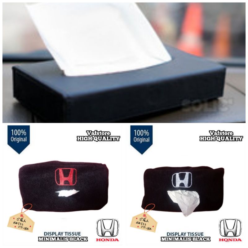 Honda EMBROIDERED CAR DASHBOARD TISSUE BOX | Shopee Malaysia