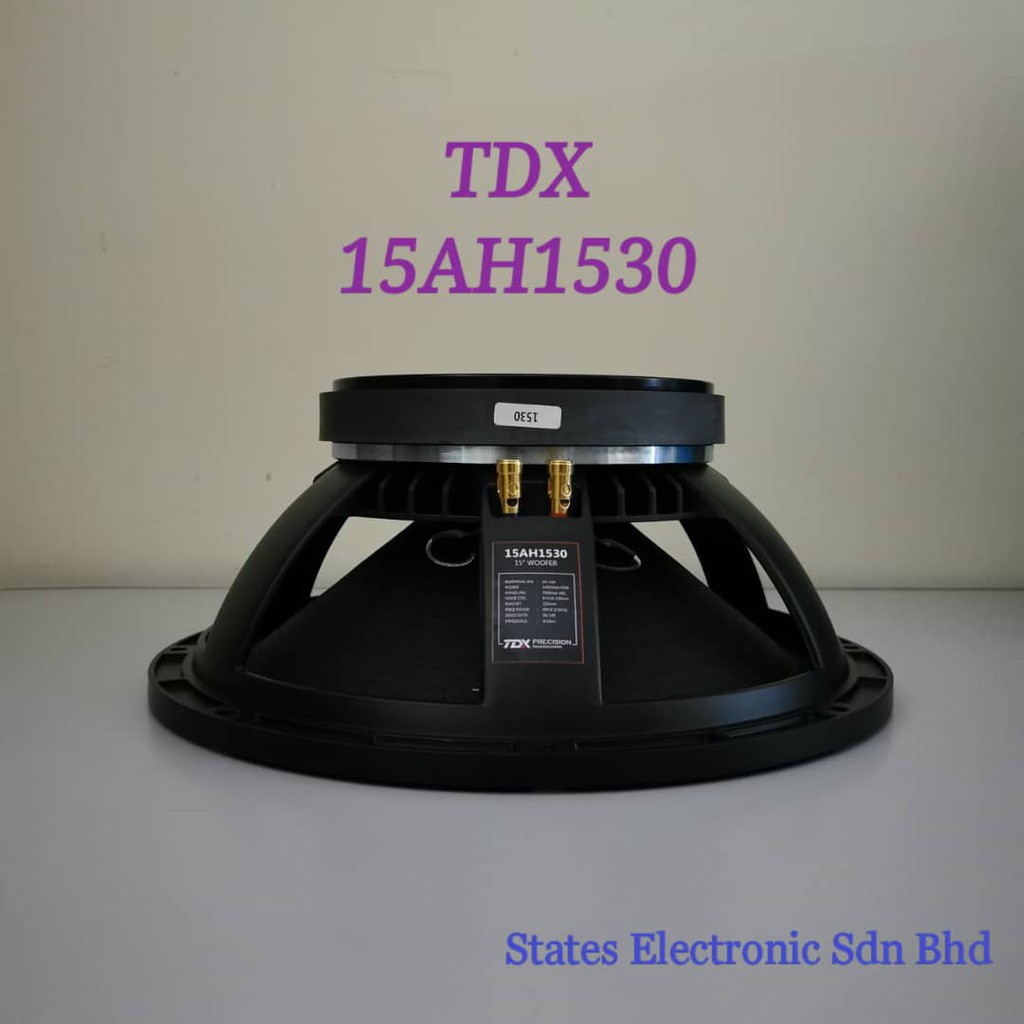 TDX 15AH1530 Woofer Speaker Driver Precision Transducers 15 inch ...