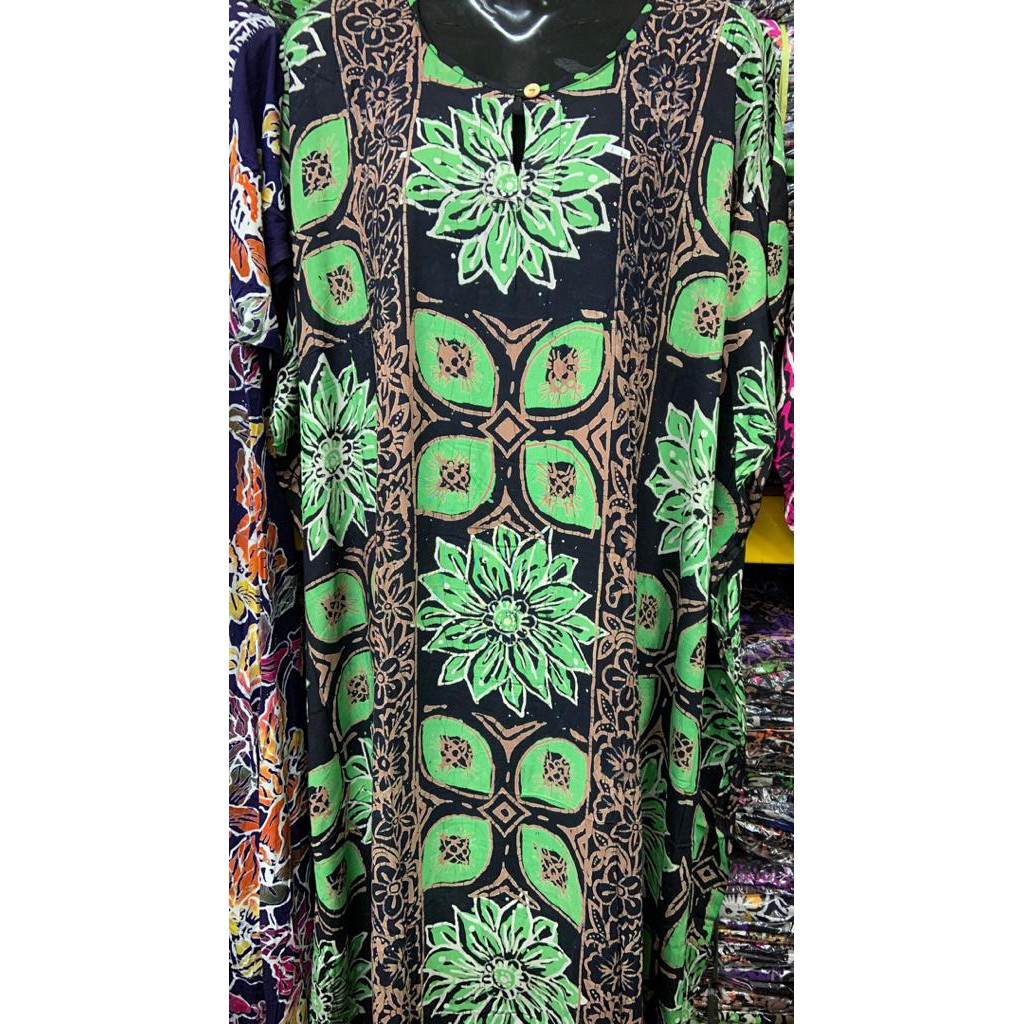 BATIK DRESS/BAJU BATIK SOLO CANTING MAS INDONESIA/BAJU BATIK TIDUR ...