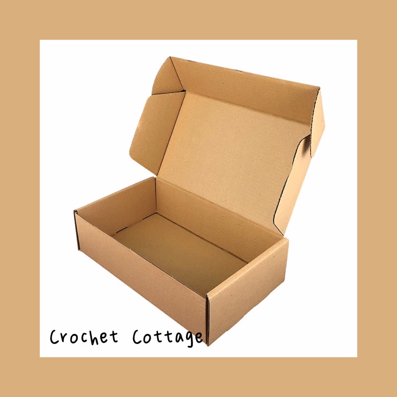 Crochet Cottage Add On carton box / Pizza box / Gift box | Shopee Malaysia