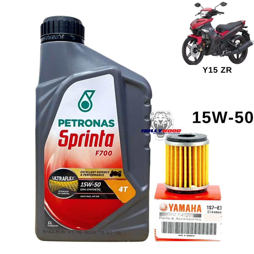 PETRONAS F700 4T 15W50 SEMI SYNTHETIC JAMINAN 100% ORIGINAL | Shopee ...