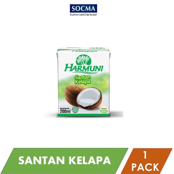 Harmuni Coconut Milk 200ml [1] | Shopee Malaysia