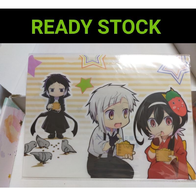 RARE Genuine Bungou Stray Dogs Wan File Anime BSD Akutagawa Atsushi ...