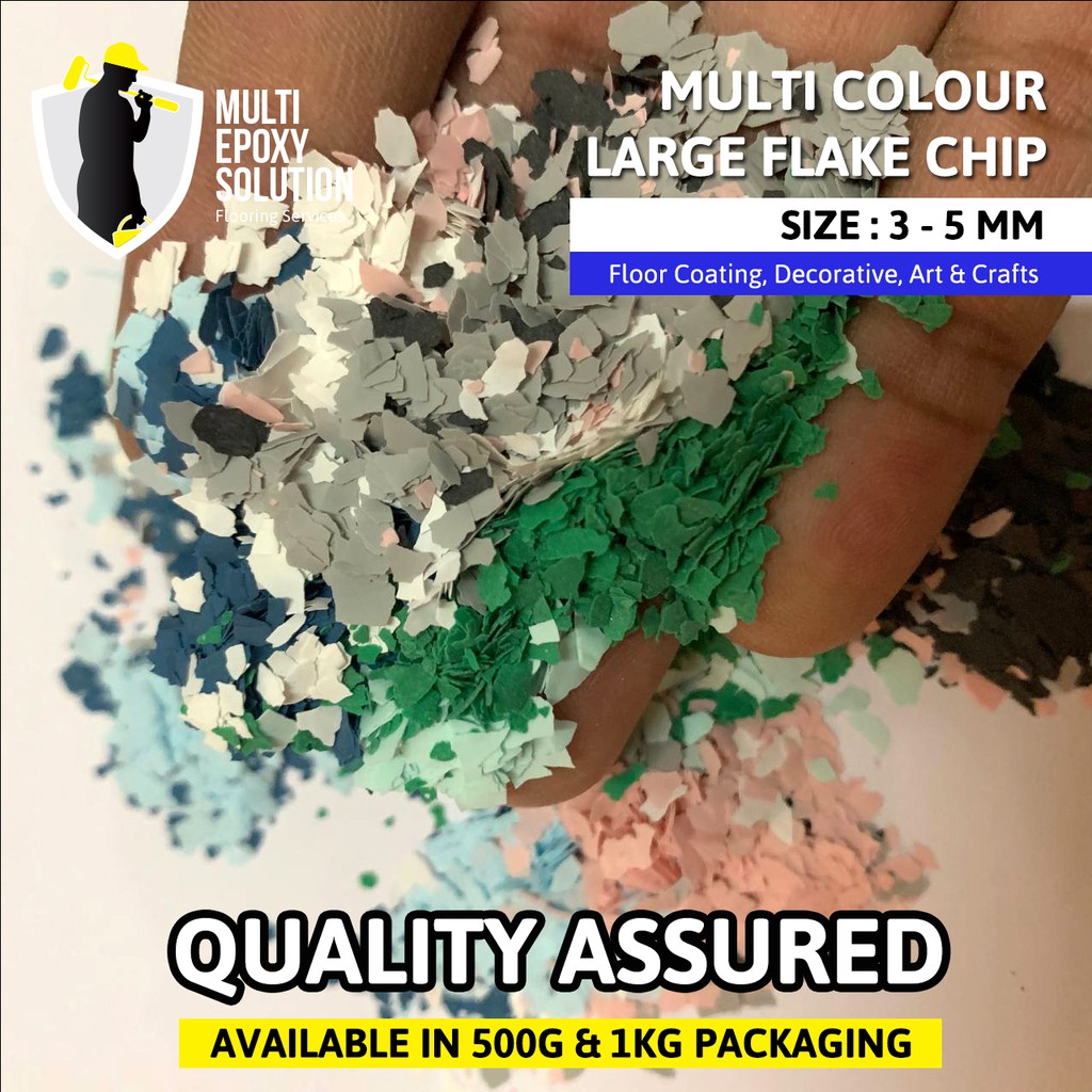 EPOXY FLAKE CHIP LARGE 3-5MM ( SET DIY COLOUR ACCESSORIES ) | Shopee ...