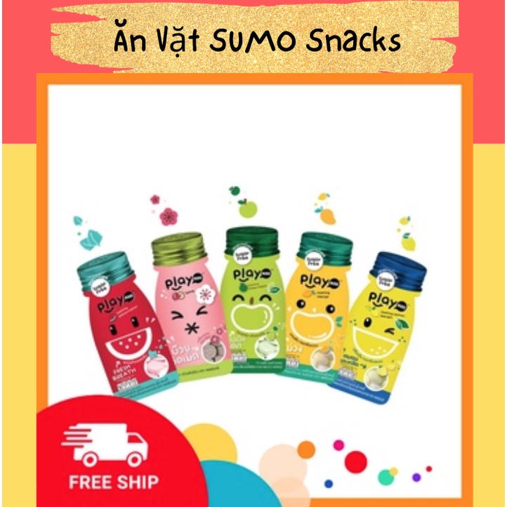 Playmore Thai 8 Flavors Watermelon, Soot, Peach, Grape 12g - Sumo Snack ...