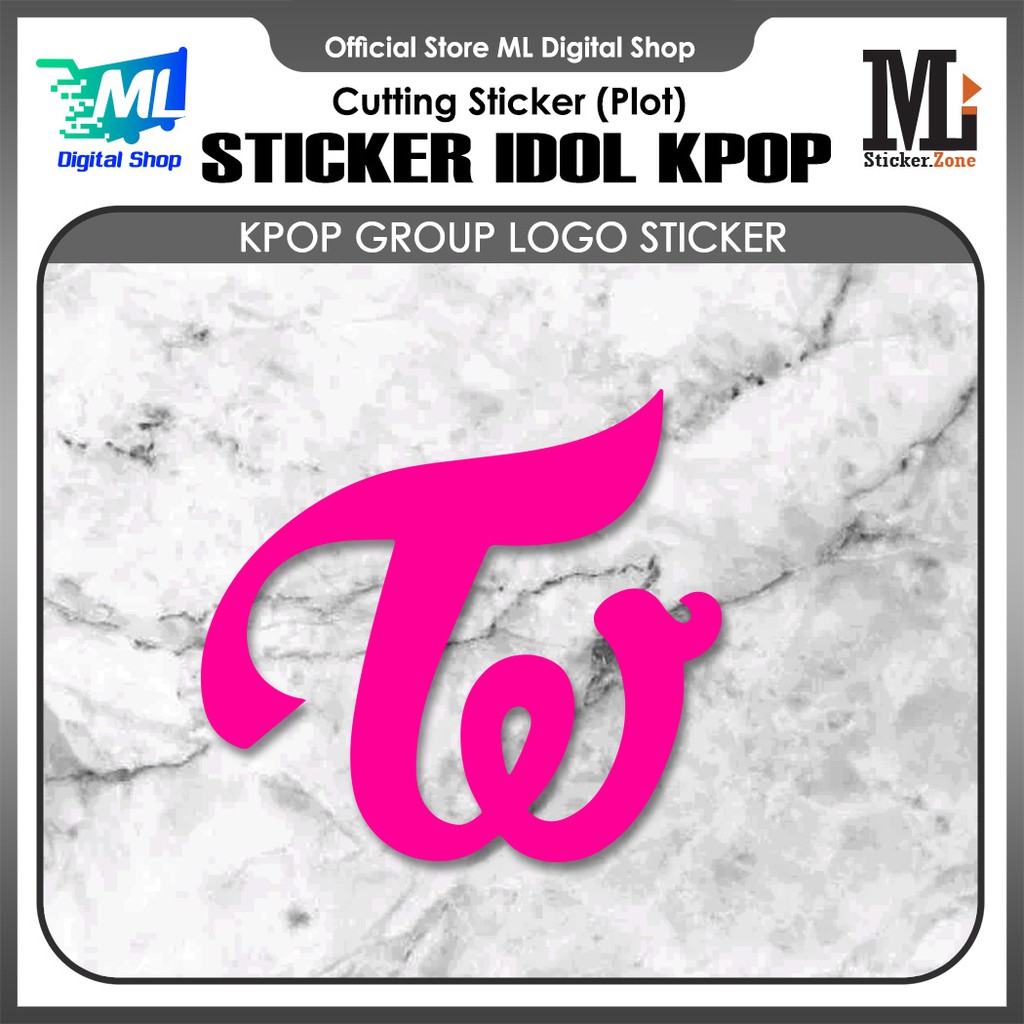 TWICE k-pop Logo Decal Vinyl Sticker | Shopee Malaysia