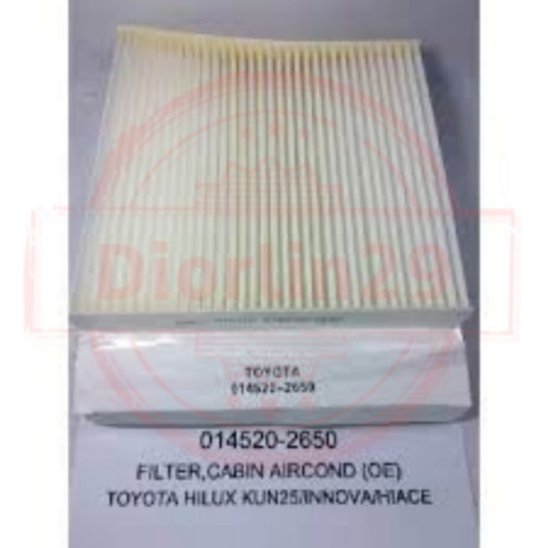 TOYOTA HILUX,HIACE,INNOVA,FORTUNER,JINBEI VAN CABIN FILTER | Shopee ...