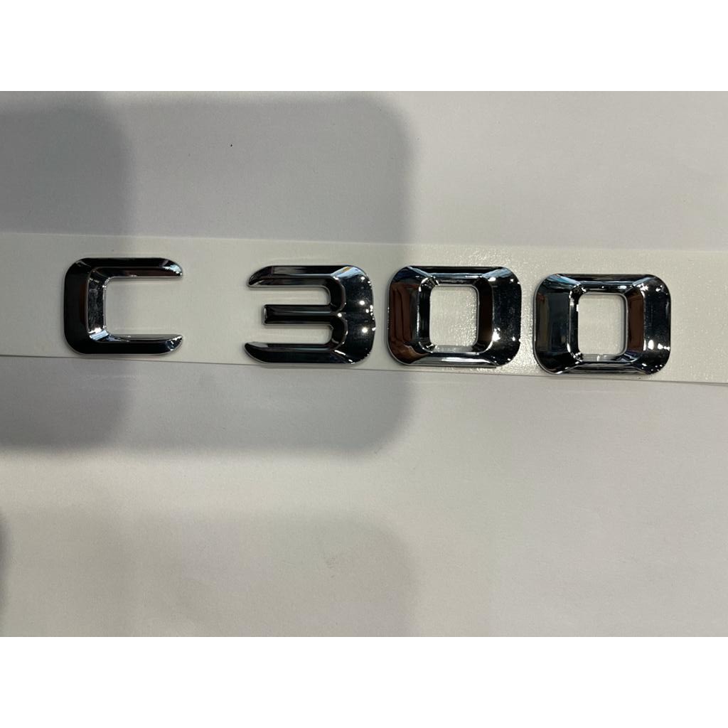 Mercedes Benz C300 Emblem Logo chrome | Mercedes C 300 Emblem | Shopee ...