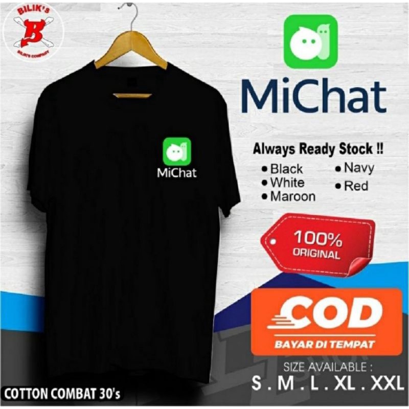 SIMPLE MICHAT LOGO T-SHIRT// MICHAT T-SHIRT | Shopee Malaysia