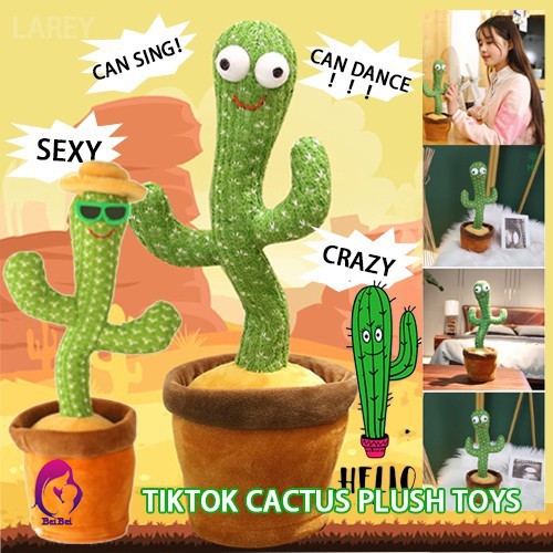 [Song & Dance] Tiktok Dancing Cactus Toy Dancing Cactus Plush Shake Toy ...