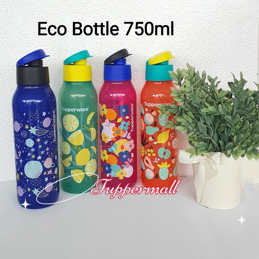 Tupperware Artz Series Eco Bottle (1PC) 750ml - Green / Pink / Blue ...