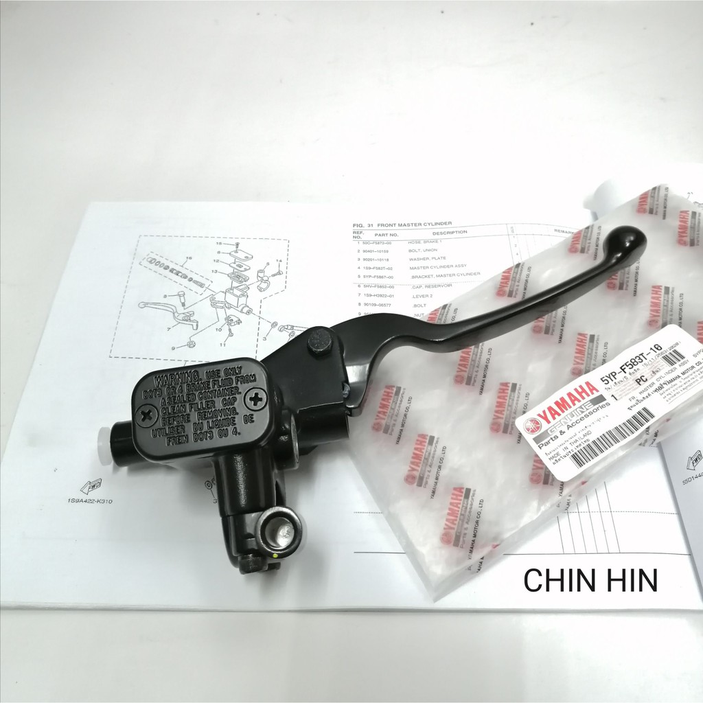 FRONT MASTER PUMP ASSY LC135 ( HLY OE) (5YP-F583T-10) | Shopee Malaysia