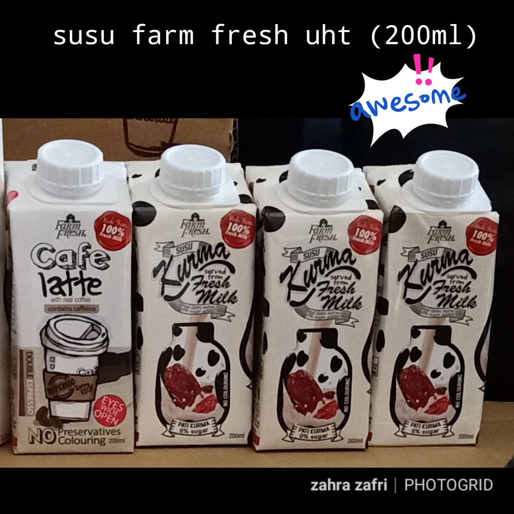 Susu Farm Fresh UHT 200ml | Shopee Malaysia
