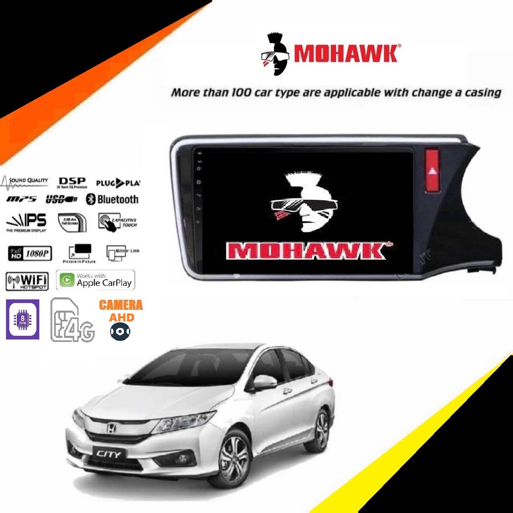 [Honda City 2014 -2019 Year] Mohawk MS Series 2+32GB Built in DSP 4G ...