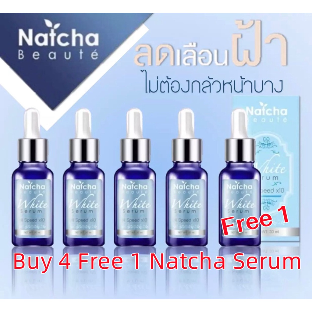 Natcha white serum💥hot sell promotion buy 4 free 1 x Natcha White serum 💥 Ready stock💥100% ...