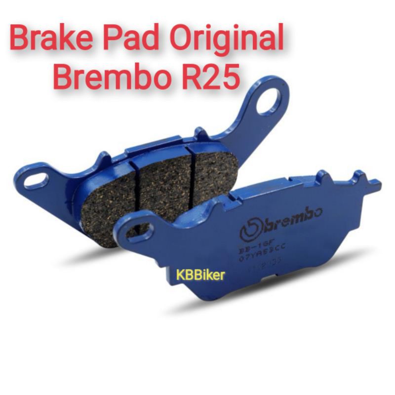 100% Original Brembo Brake Pad Yamaha R25 R3 Mt3 Mt25 Nmax Front / Rear ...