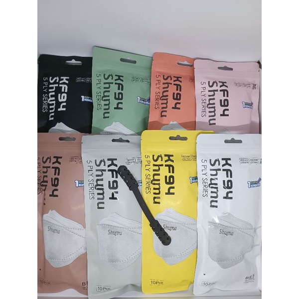 KF94 ADULT Face Mask EAR Loop 5 LAYER kn94 Anti-Virus Covid / Topeng ...