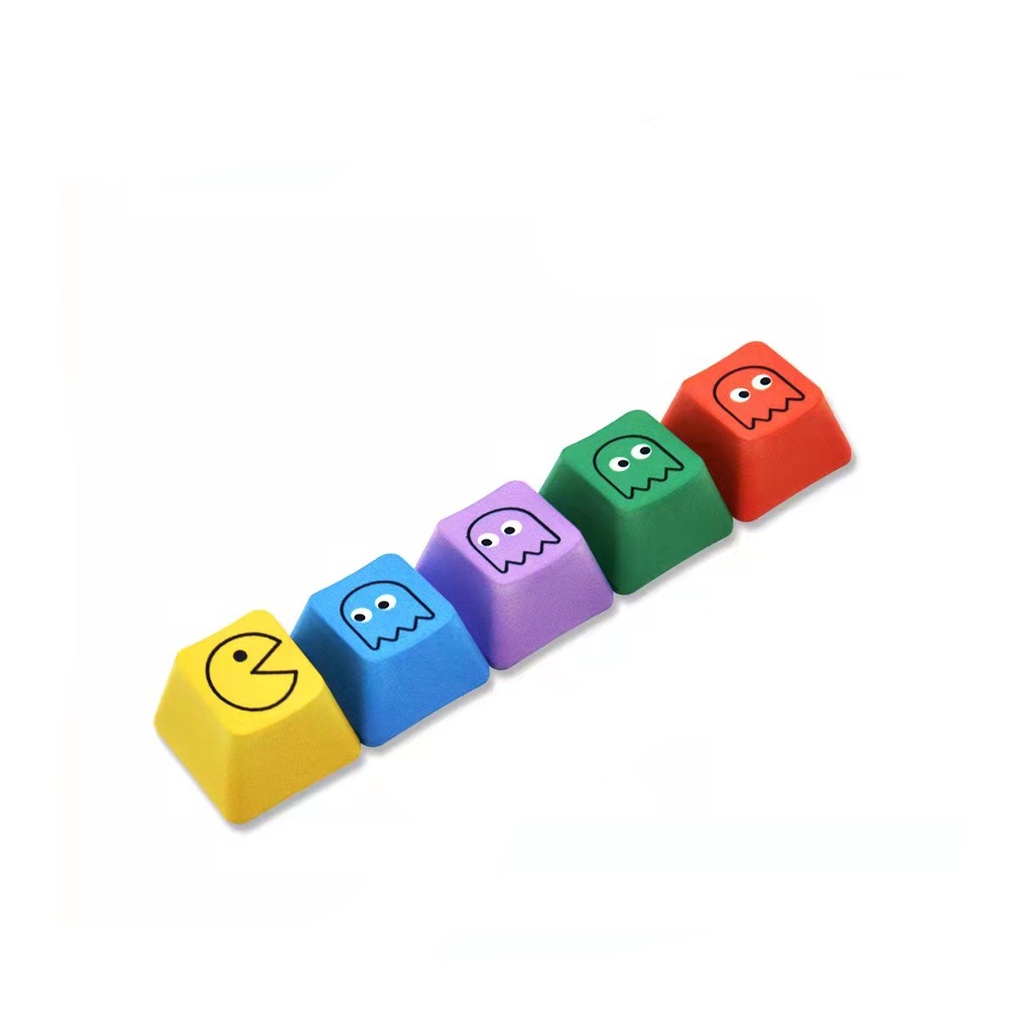 RGBY Super Mario Pacman Nintendo Switch Keycap For Mechanical Keyboard ...